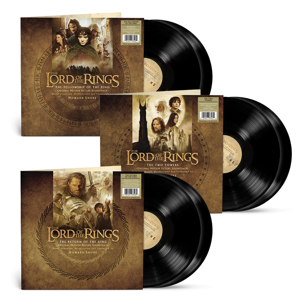 The Lord Of The Rings: The Motion Picture Trilogy Soundtrack Bundle ...